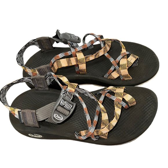 Chaco | Shoes | Chacos Z Cloud X2 Womens Sandals Hiking Strappy Toe Shoesorangegraysize 8 | Poshmark